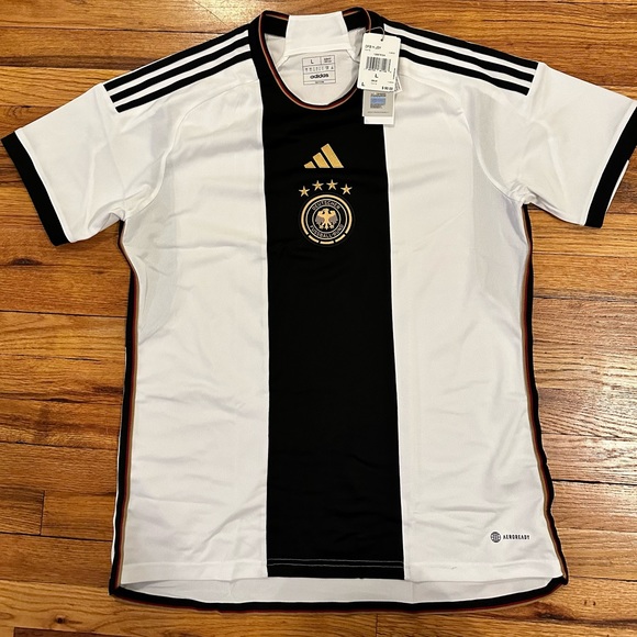 adidas | Shirts | Adidas Germany Soccer Team Mens Medium Hj966 Slim Fit ...